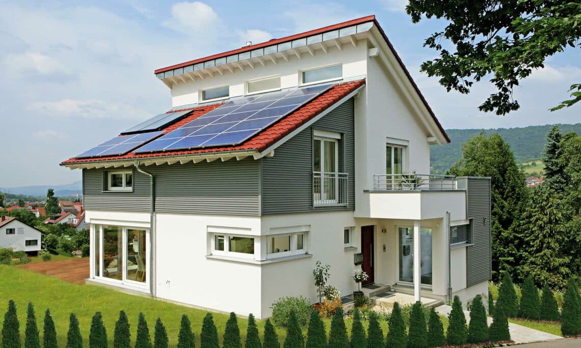 Haus Schnabel - Fertighaus-weiss